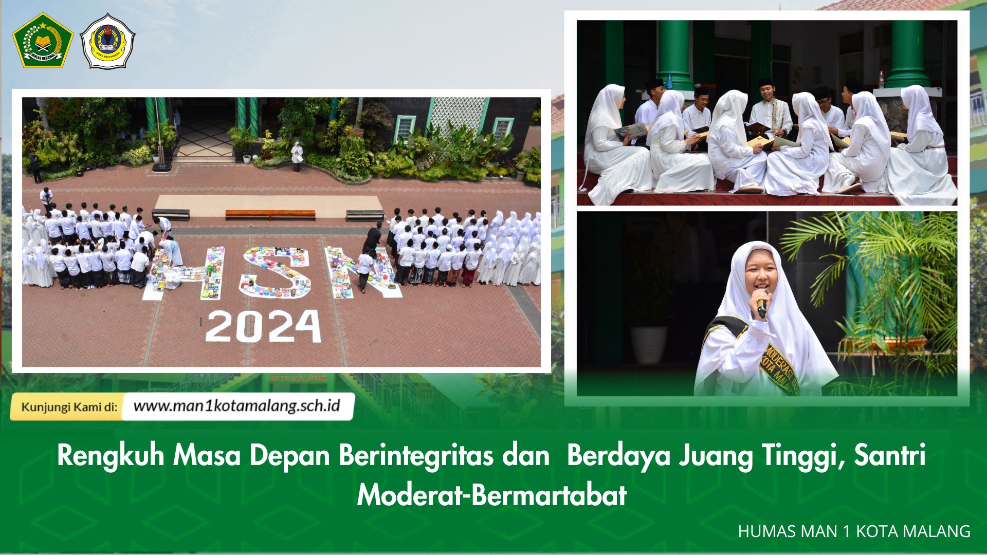 Rengkuh Masa Depan Berintegritas dan Berdaya Juang Tinggi, Santri ...